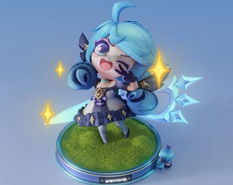 Cafe Cuties Gwen Figurine League of Legends Inspired Fan Art - Etsy