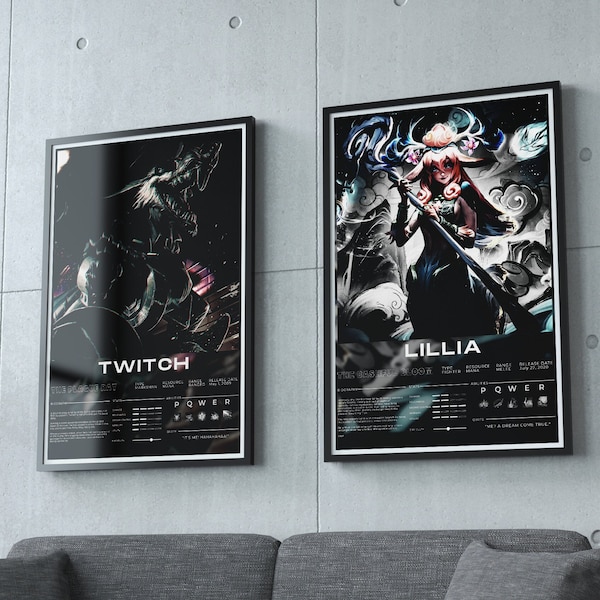 Shen Poster League of Legends - Etsy