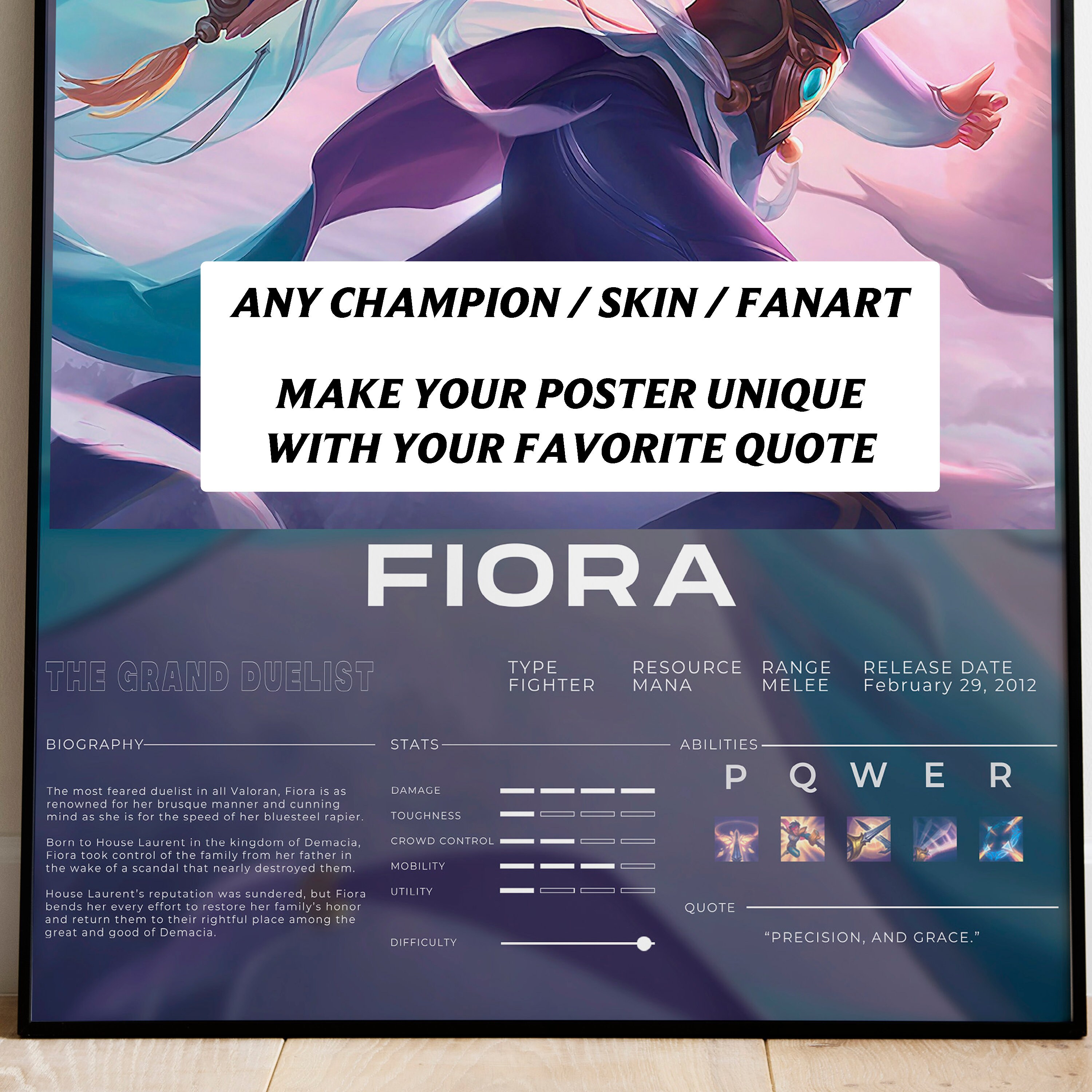 League of Legends Custom Poster League of Legends - Etsy