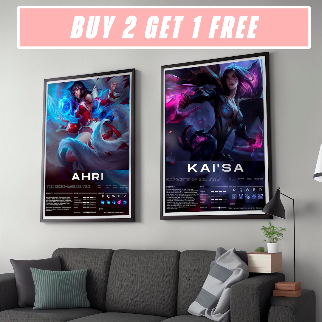 Personalized League of Legends Posters Every Poster is an Unique ...