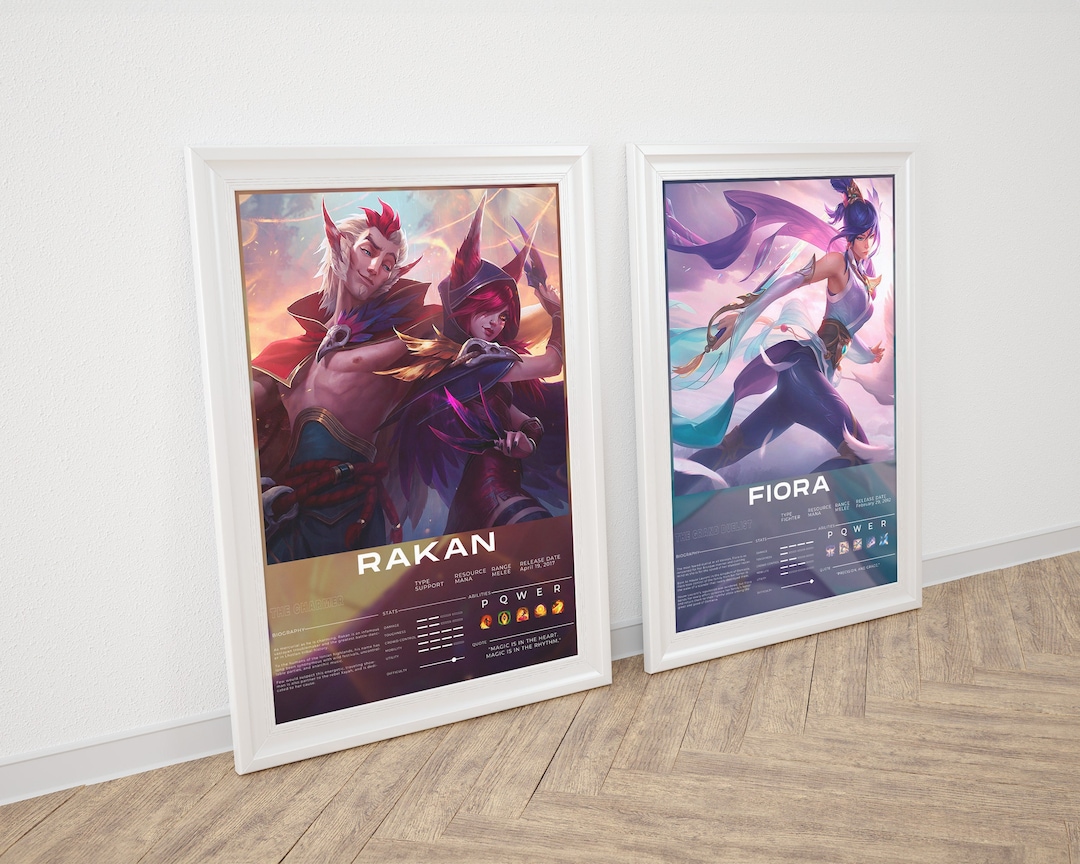 Custom League of Legends Poster Art, Any Champion, Skin, Kaisa, Lux ...