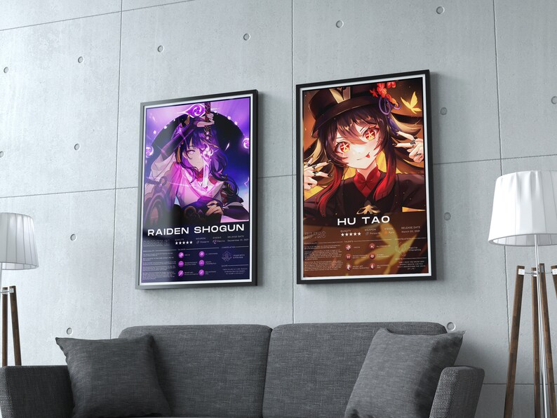 Custom Genshin Impact Poster for ALL Characters Nahida - Etsy