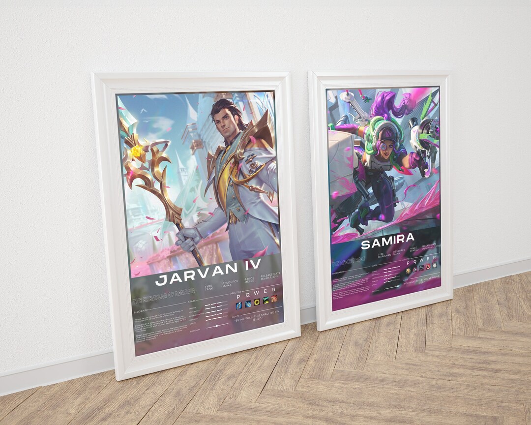 League of Legends Poster, Lol Custom Poster, Wild Rift Poster, Ahri ...