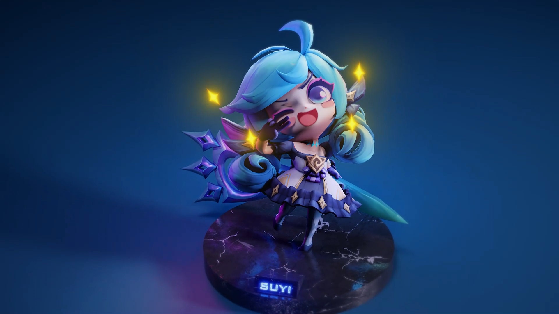 Chibi Gwen Figure League of Legends Inspired Fan Art High Quality STL ...