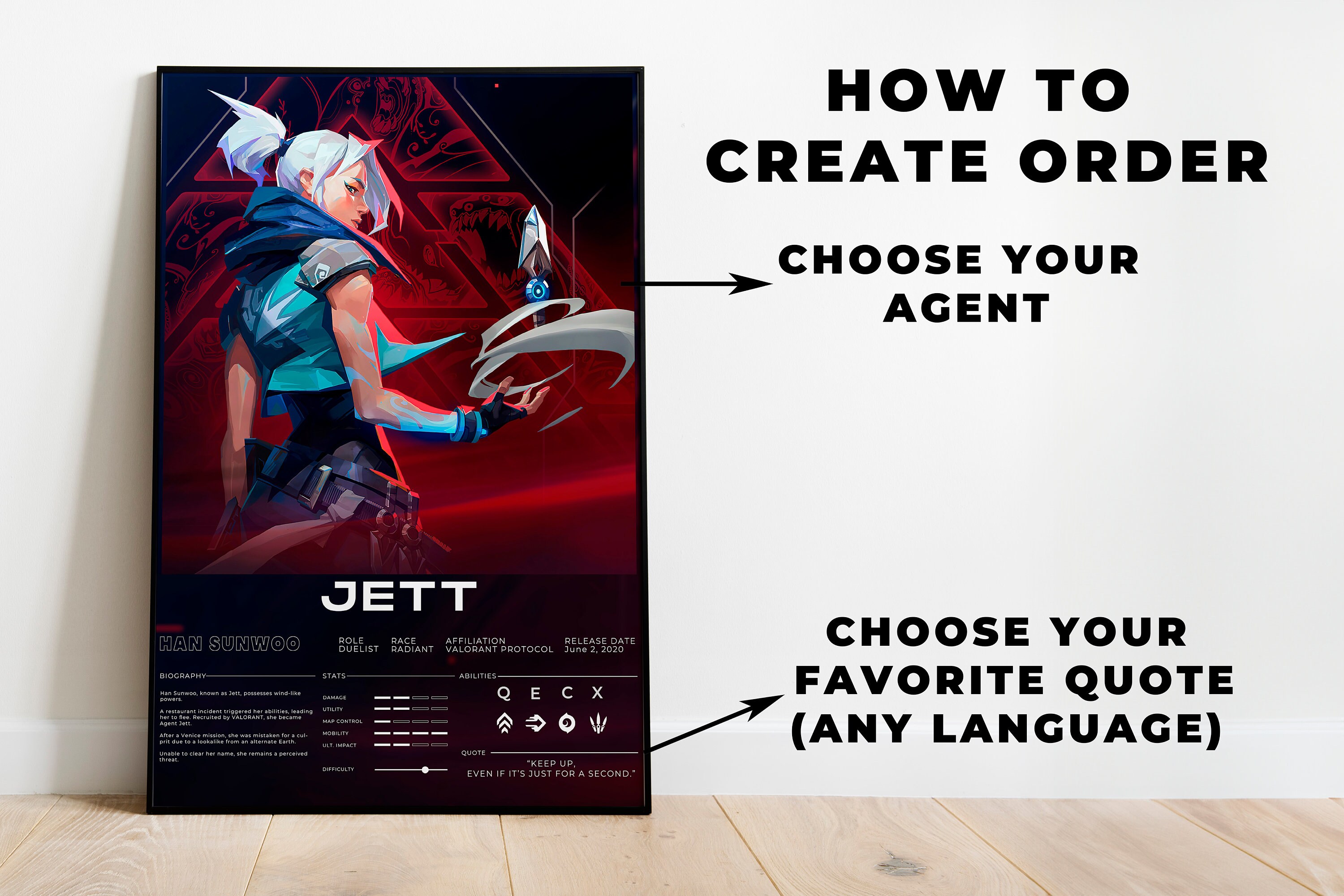 Valorant Custom Poster Valorant Personalized Raze Chamber - Etsy