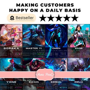 League Poster, Wild Rift Poster, Custom Made Poster,league Custom ...