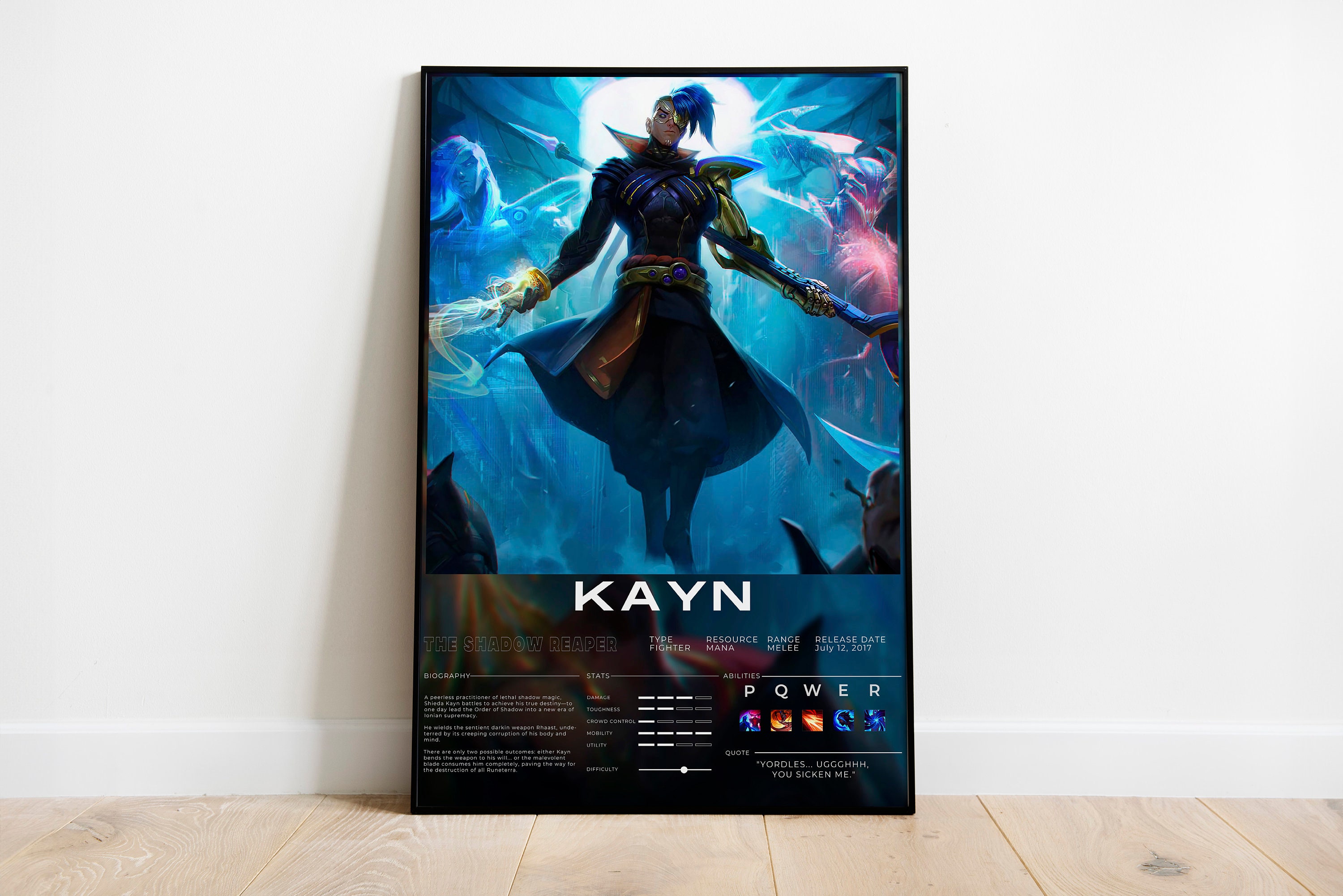 Custom League Poster, League of Legends Poster, Perfect Gaming Poster ...
