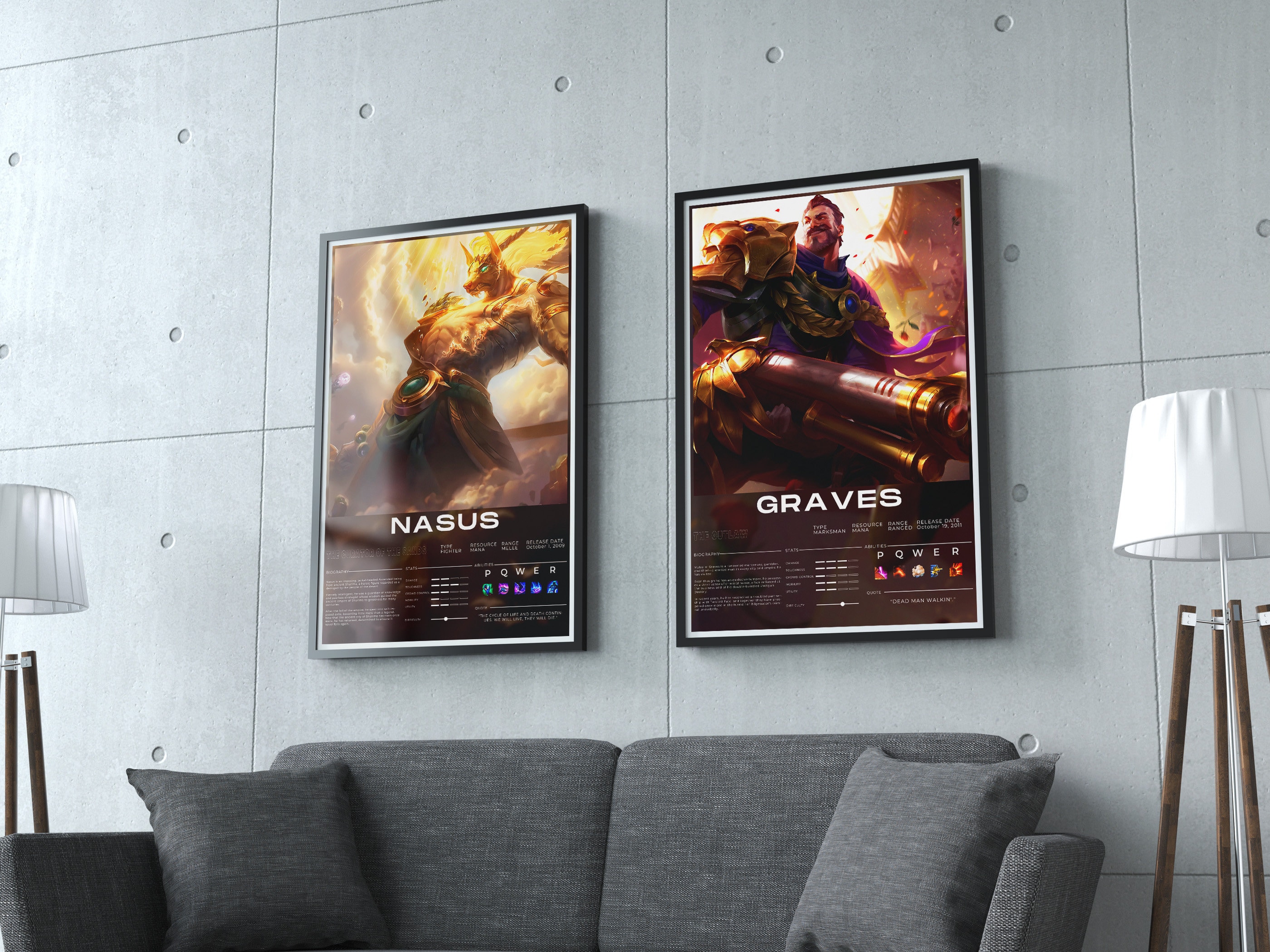 Custom League Poster, League of Legends Poster, Perfect Gaming Poster ...