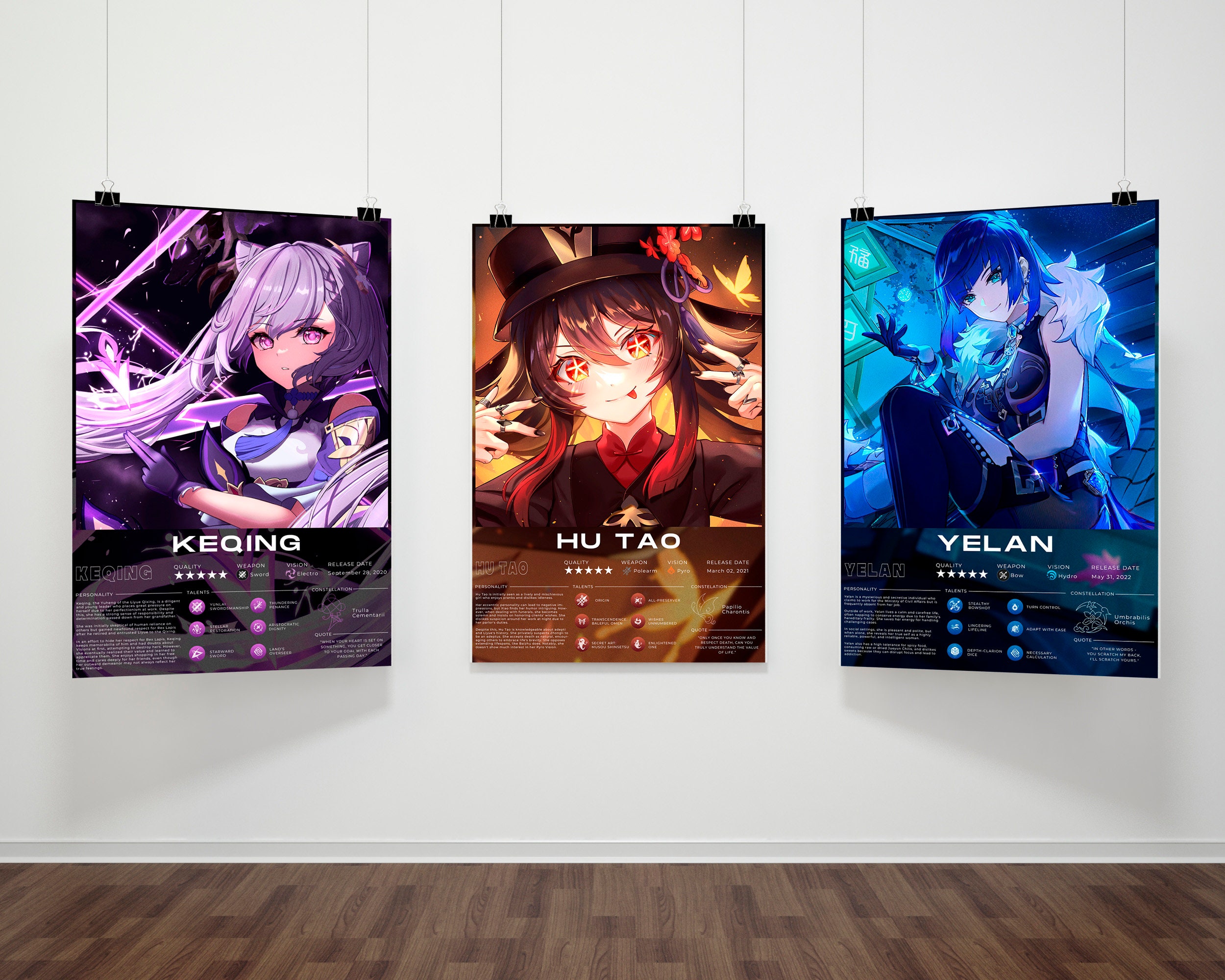 Custom Genshin Impact Poster for ALL Characters Nahida - Etsy
