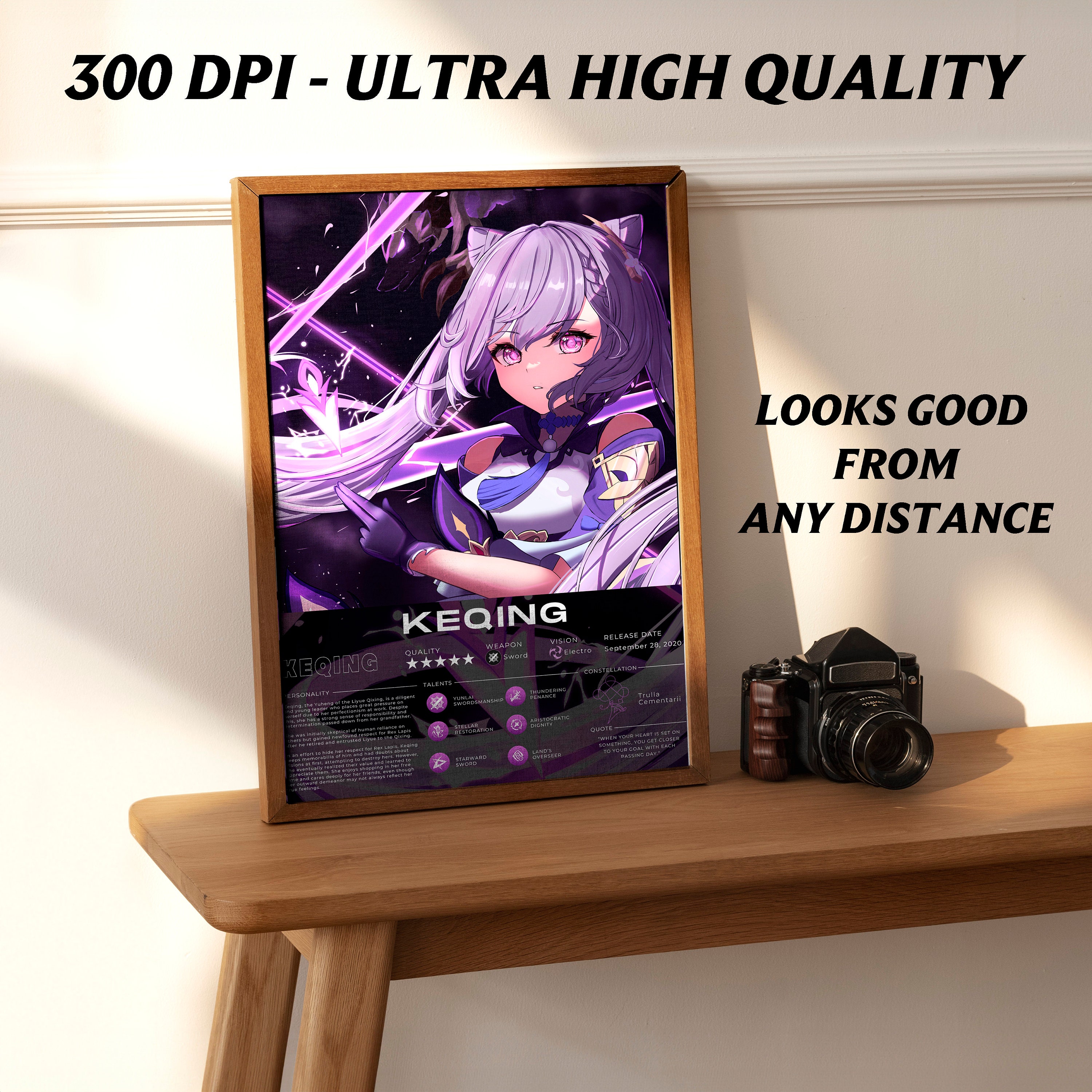 Custom Genshin Impact Poster for ALL Characters Nahida - Etsy