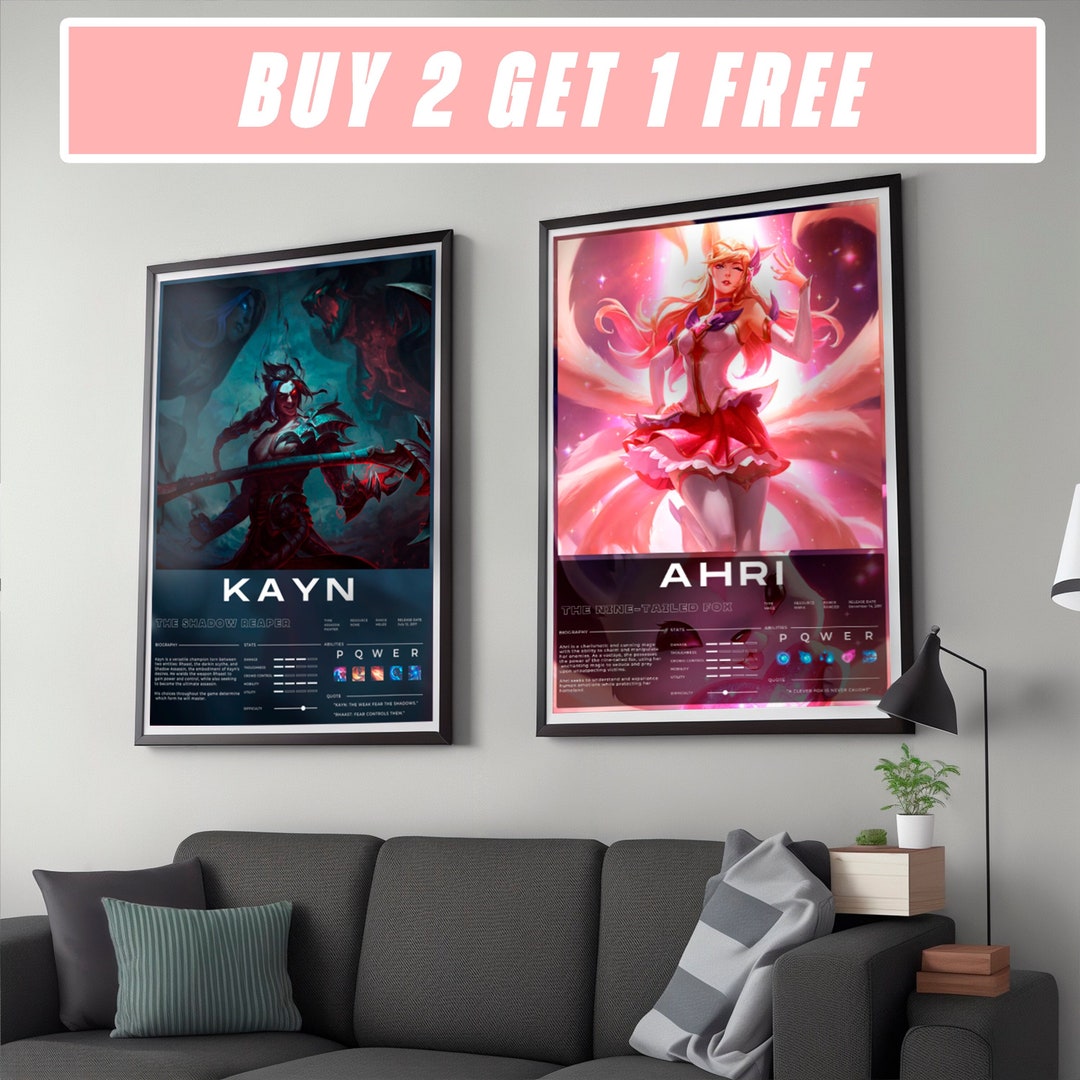 Printable League of Legends Poster Custom League Poster - Etsy