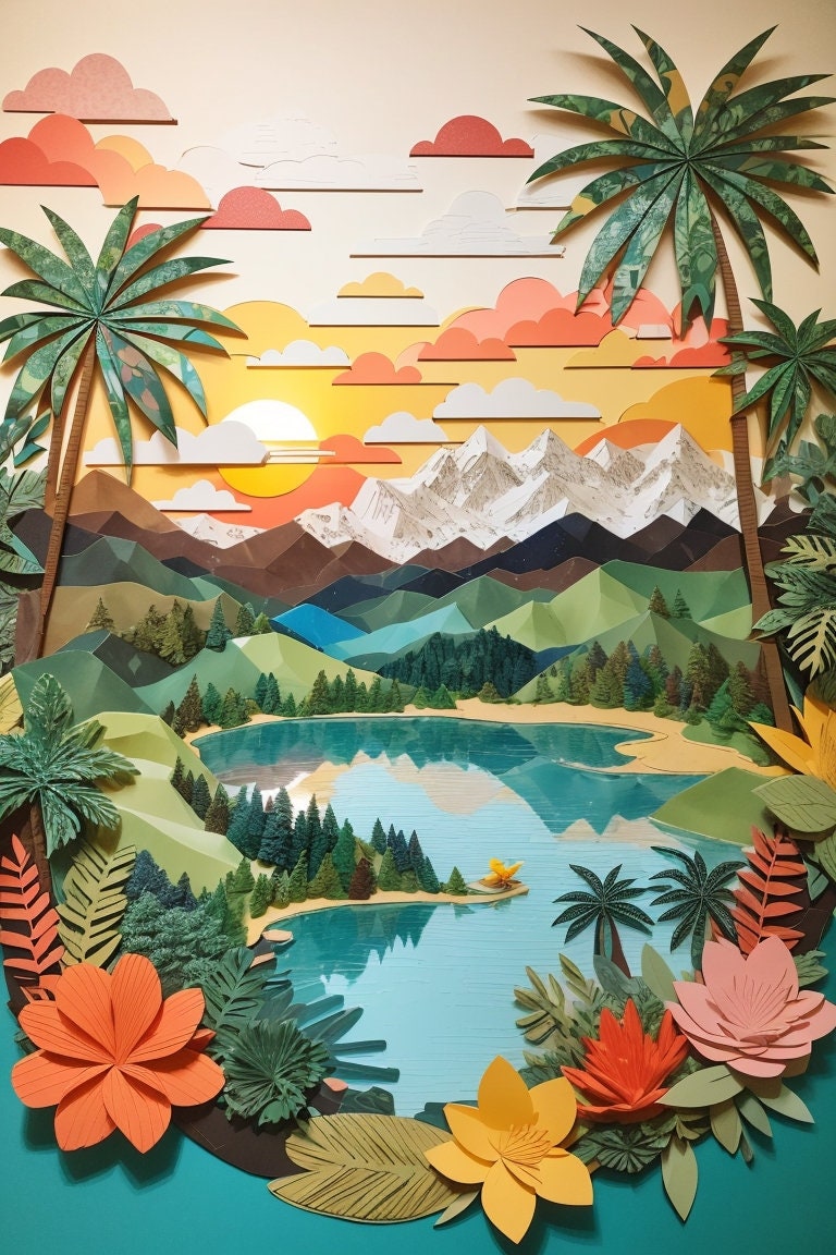 C.A.S. Cyber Art Studios 3D Paper - Etsy