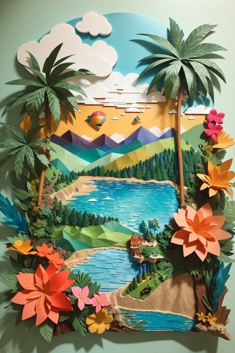 C.A.S. Cyber Art Studios 3D Paper - Etsy