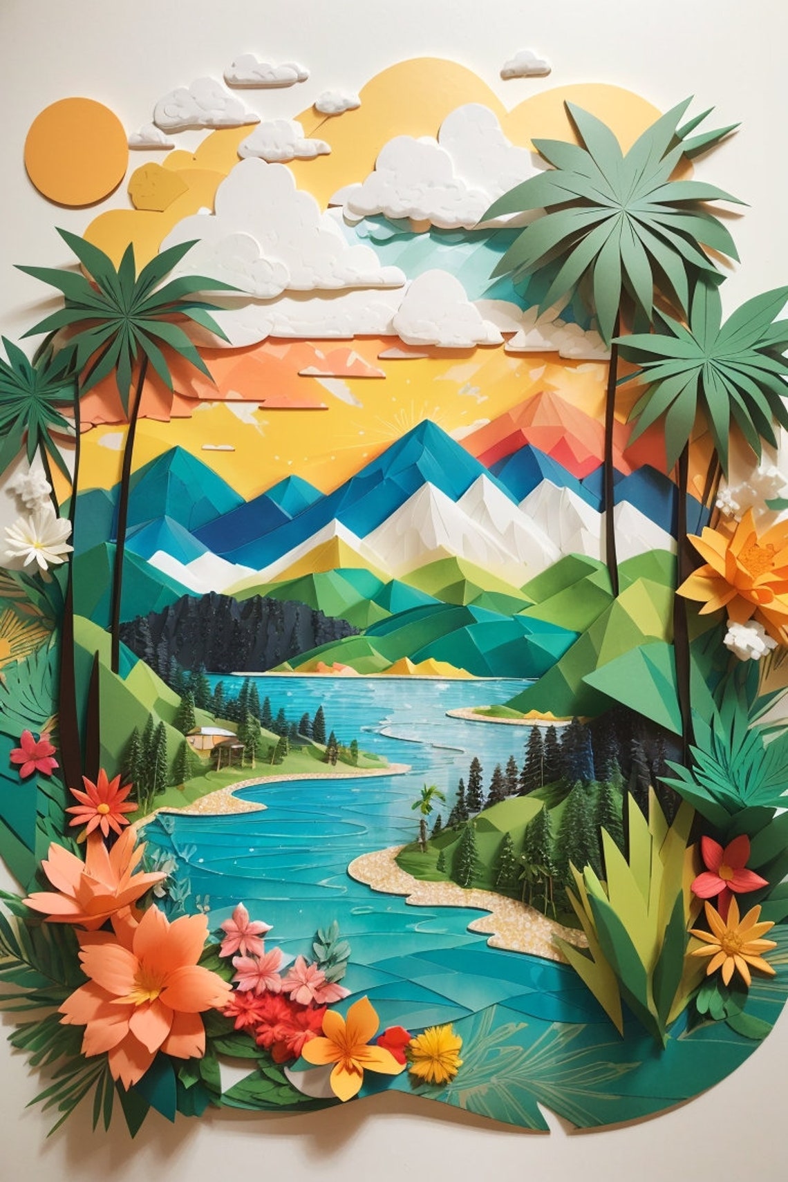 C.A.S. Cyber Art Studios 3D Paper - Etsy