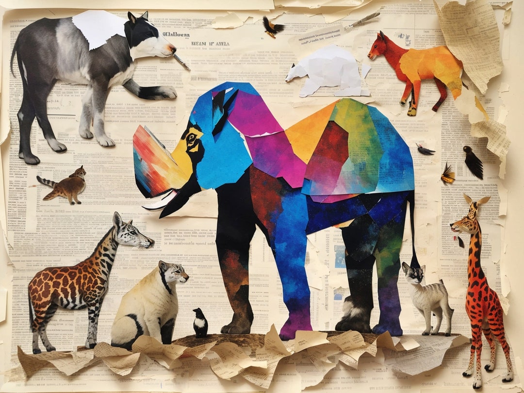 Zoo 3D Paper - Etsy