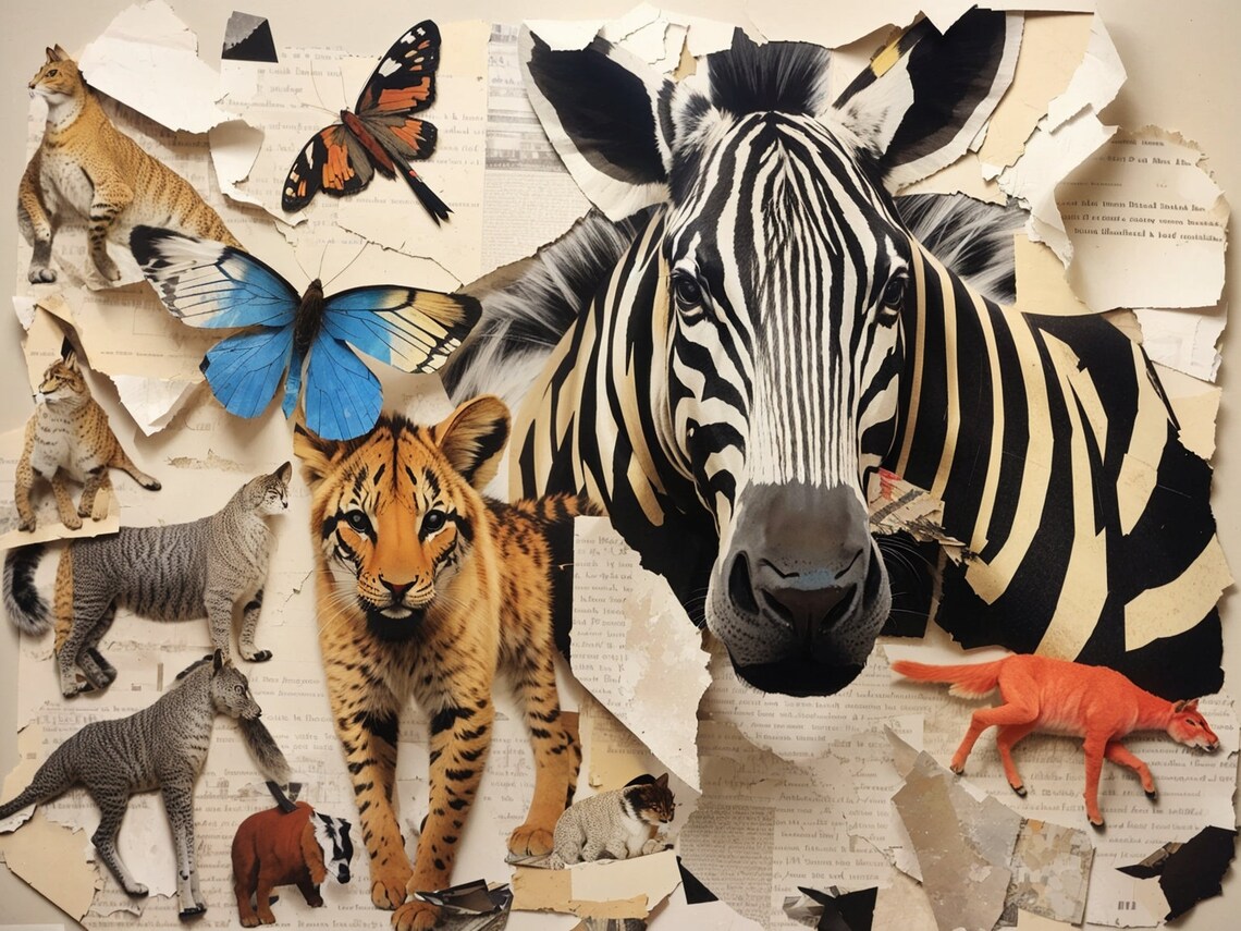 Zoo 3D Paper - Etsy