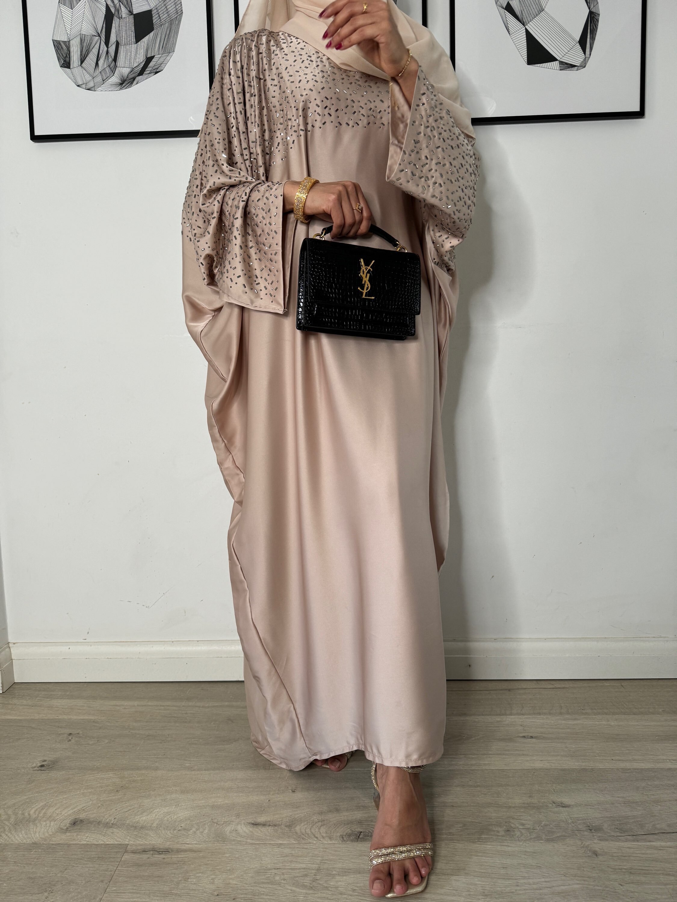 Ayina Butterfly Kaftan Abaya - Luxury Dubai Abayas-party Abaya- Wedding ...