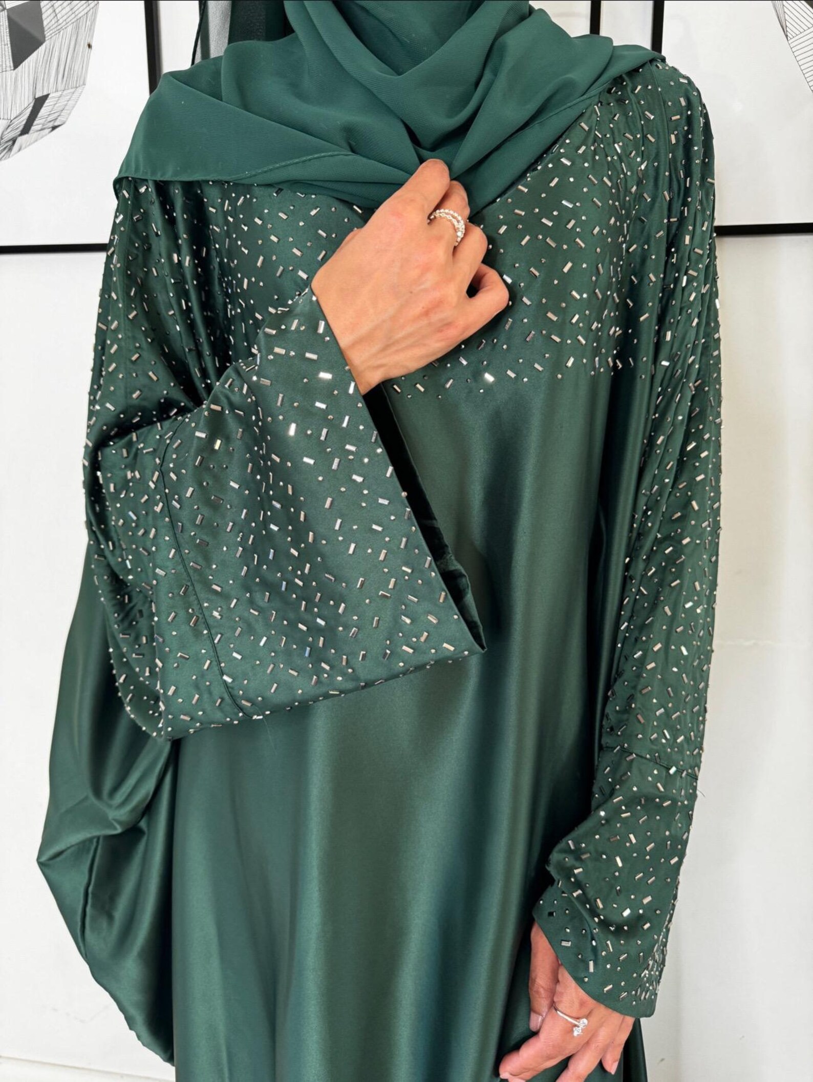 Ayina Butterfly Kaftan Abaya - Luxury Dubai Abayas-party Abaya- Wedding ...