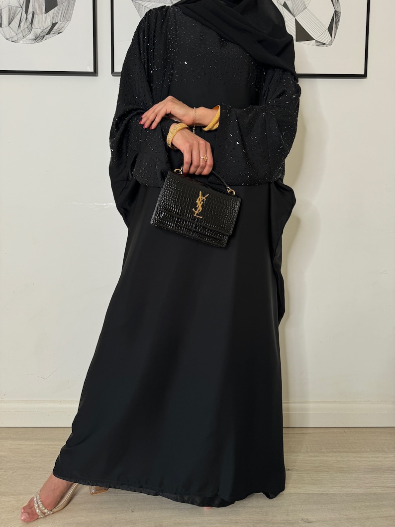 Ayina Butterfly Kaftan Abaya - Luxury Dubai Abayas-party Abaya- Wedding ...