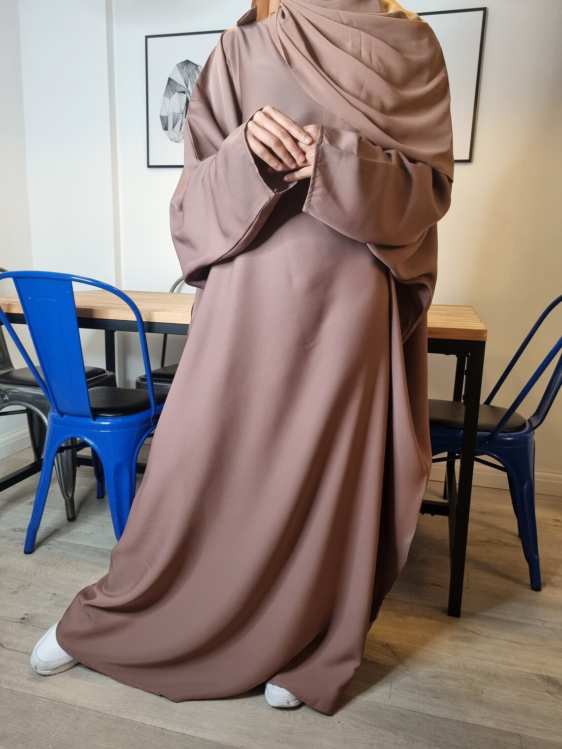 Butterfly Closed Abaya With Inner Belt and Hijab/kaftan/farasha - Etsy