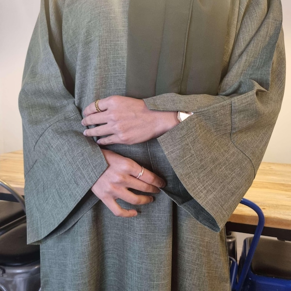 Open Abayas Cotton - Etsy UK