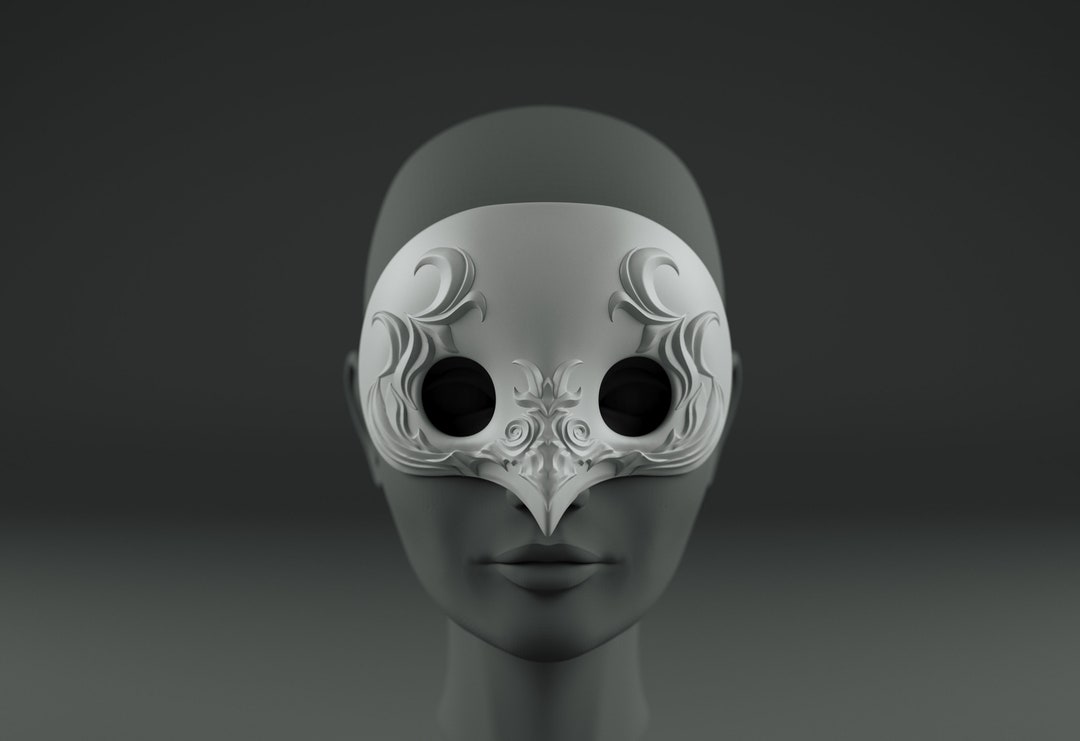 Ancient Mask 3D Model STL for Print and Cosplay - Etsy