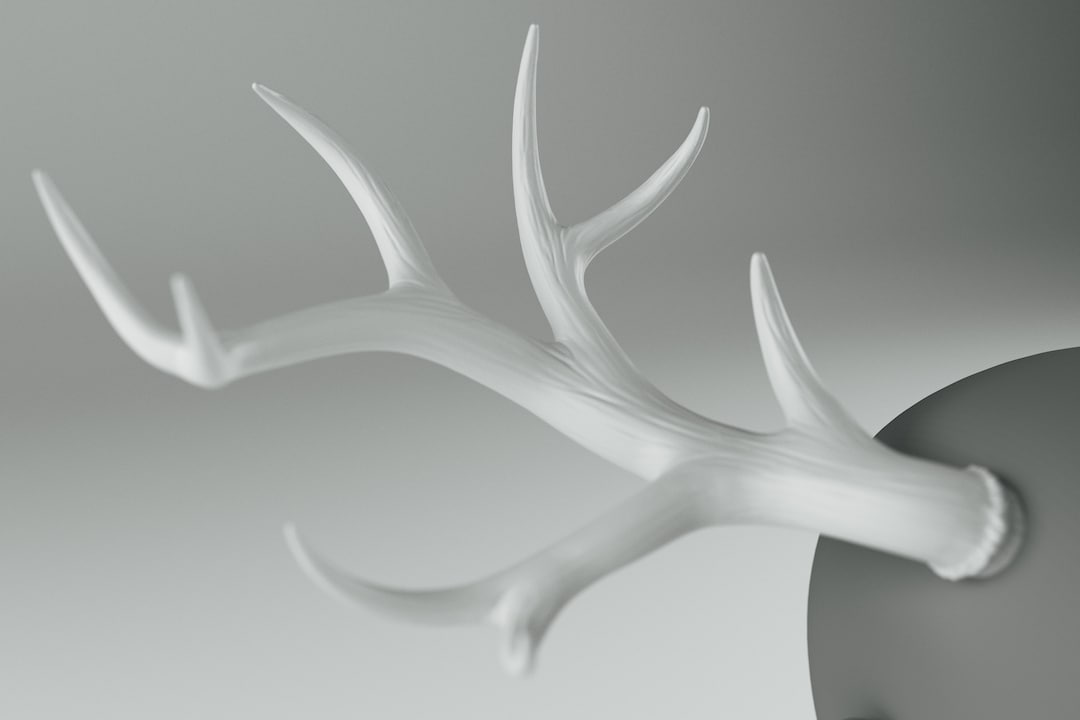 3D Printed Antler Horns, Cosplay STL (3D Print File) - Etsy
