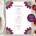Diwali Editable Diwali Menu Template Menu Template Menu Canva Template ...