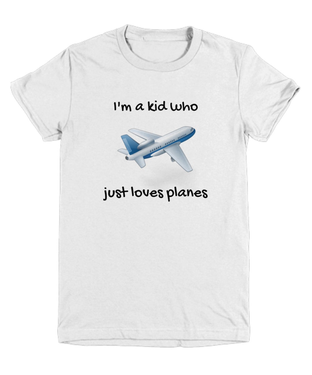 Kid Plane Tee Shirt, Clothes for Kids Who Love Aeroplanes, Kid Loves ...