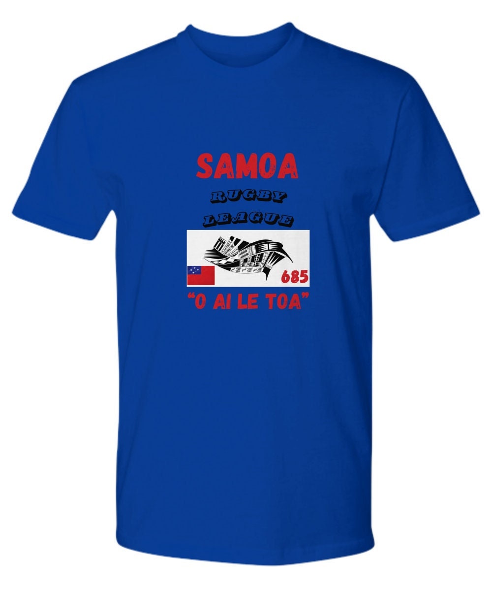SAMOA TOA T-SHIRT, O Ai Le Toa Tee, Samoa Rugby League T-shirt, Samoan ...