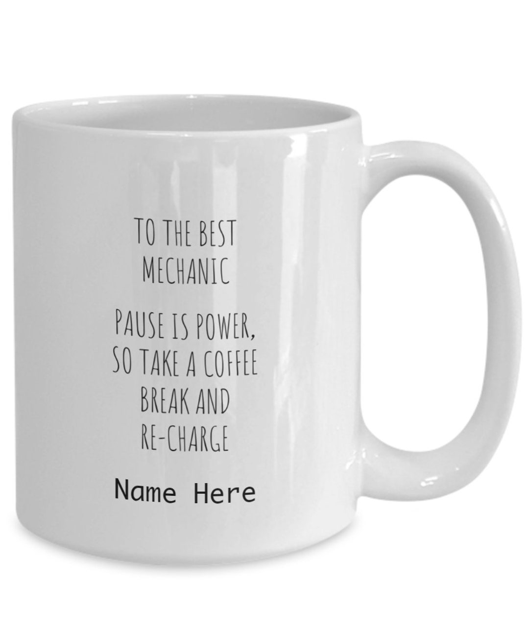 Best Mechanic Coffee Mug, Cup for Mechanic, Personalised Funny Gift for ...