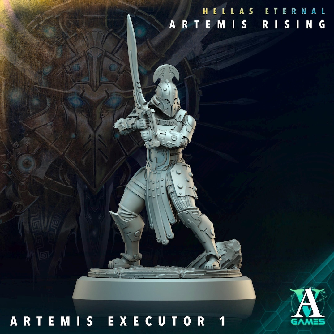 Artemis Hunters 7 Poses by Archvillain Games D&D Unpainted Resin Mini ...