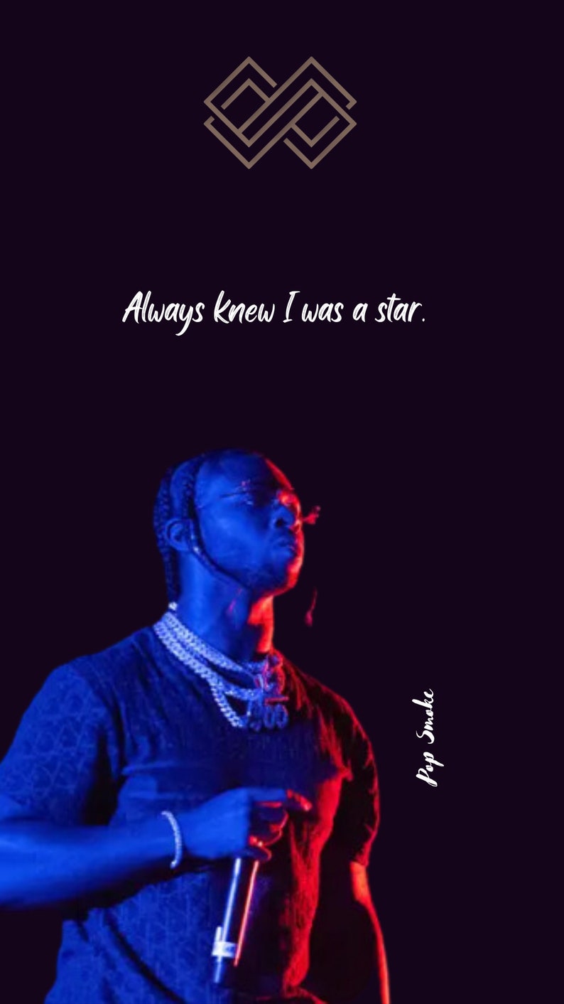 Pop Smoke Quotes Design bundle of 5 - Etsy