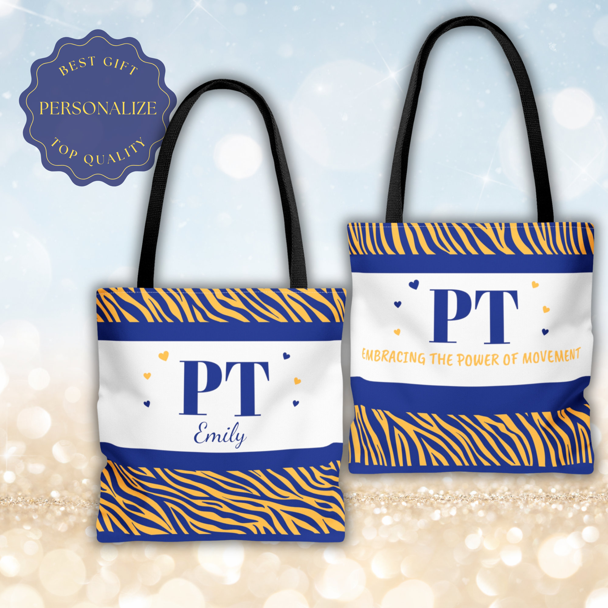 Personalized PT Tote Bag Physical Therapy Graduation Gift Pt - Etsy