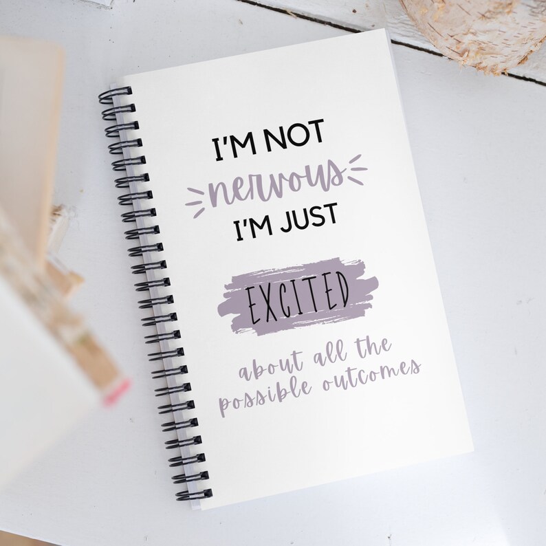 Mental Health Awareness Notebook, Anxiety Nervous Self Care Journal ...
