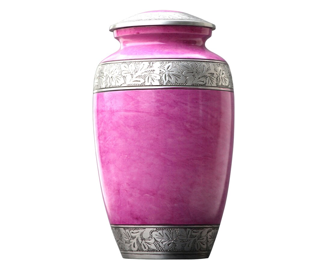 Royal Pink Cremation Urn for Human Ashes - Urn for Ashes Large ...
