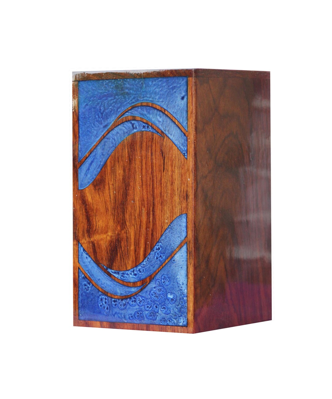 Resin and Rosewood Mix Cremation Urns for Human Ashes Adult, Burial ...