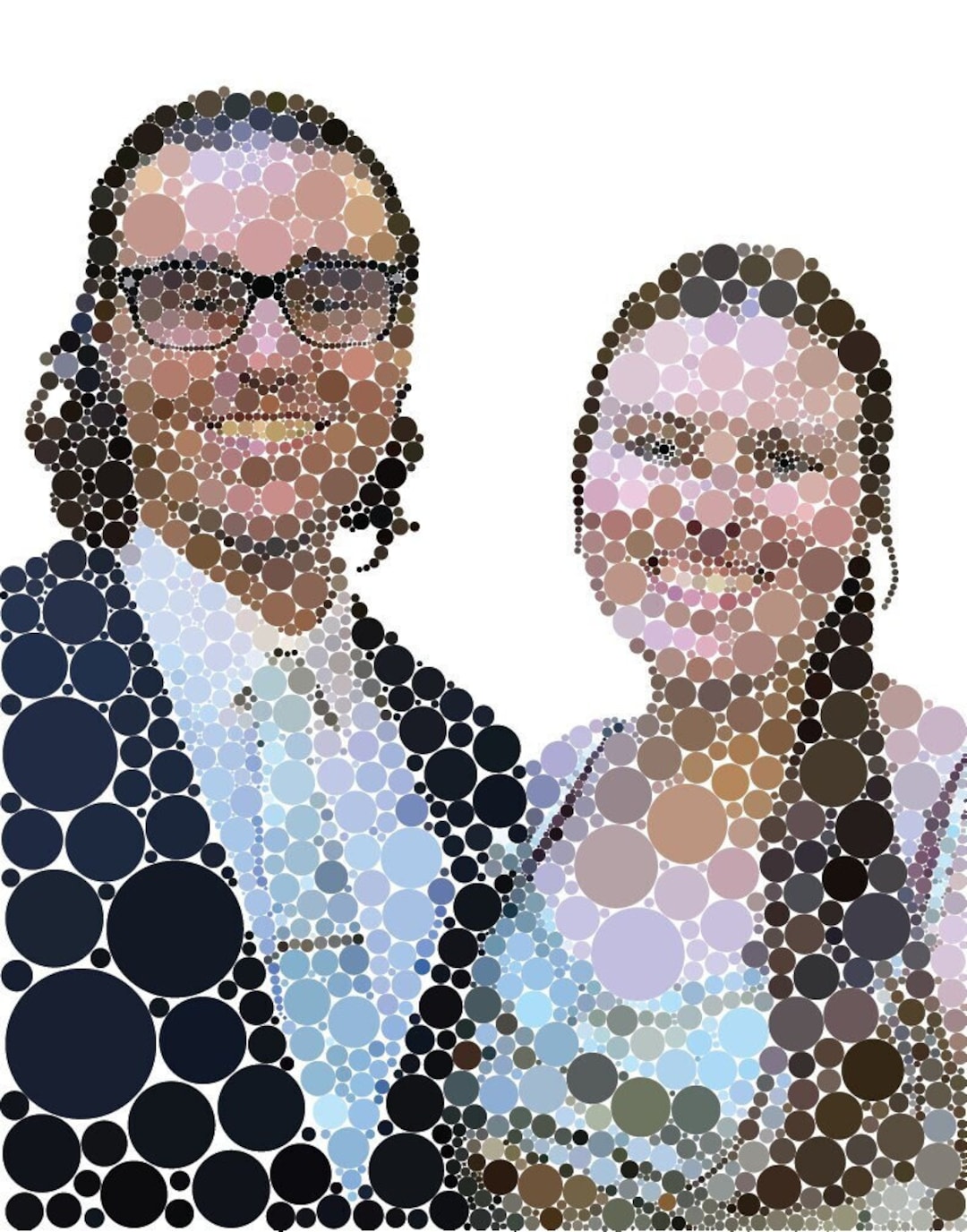 Custom Dots Illustration - Etsy