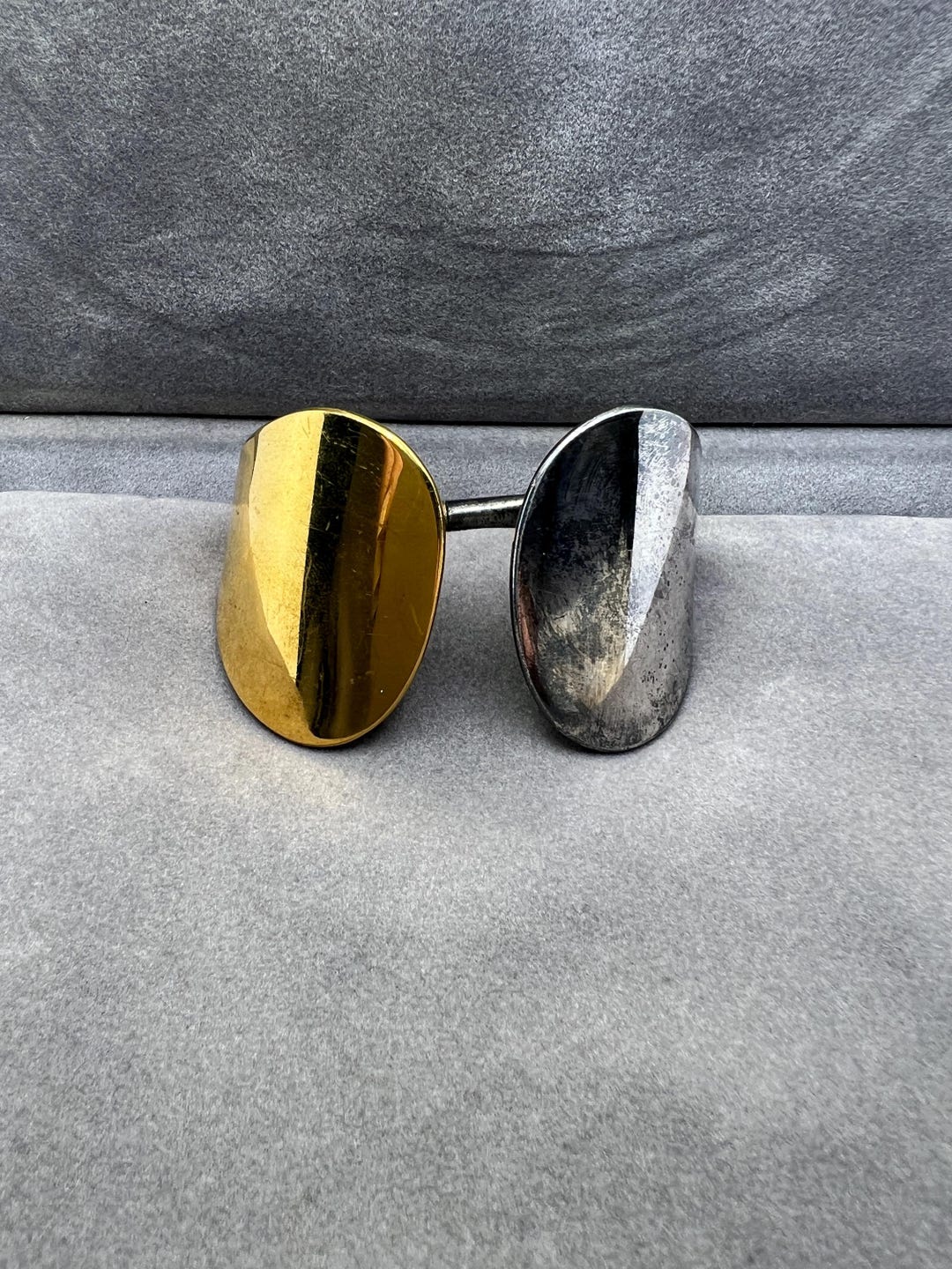 Bicolor Sterling Silver Cuff Rare Bracelet Jacob Hull for BUCH ...