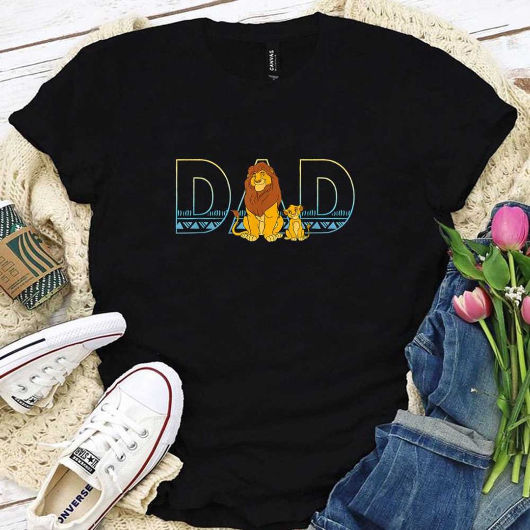 The Lion King Simba and Mufasa Dad Digital PNG - Etsy
