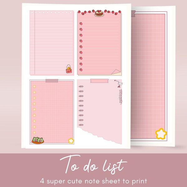 Cute Pdf Sheet - Etsy