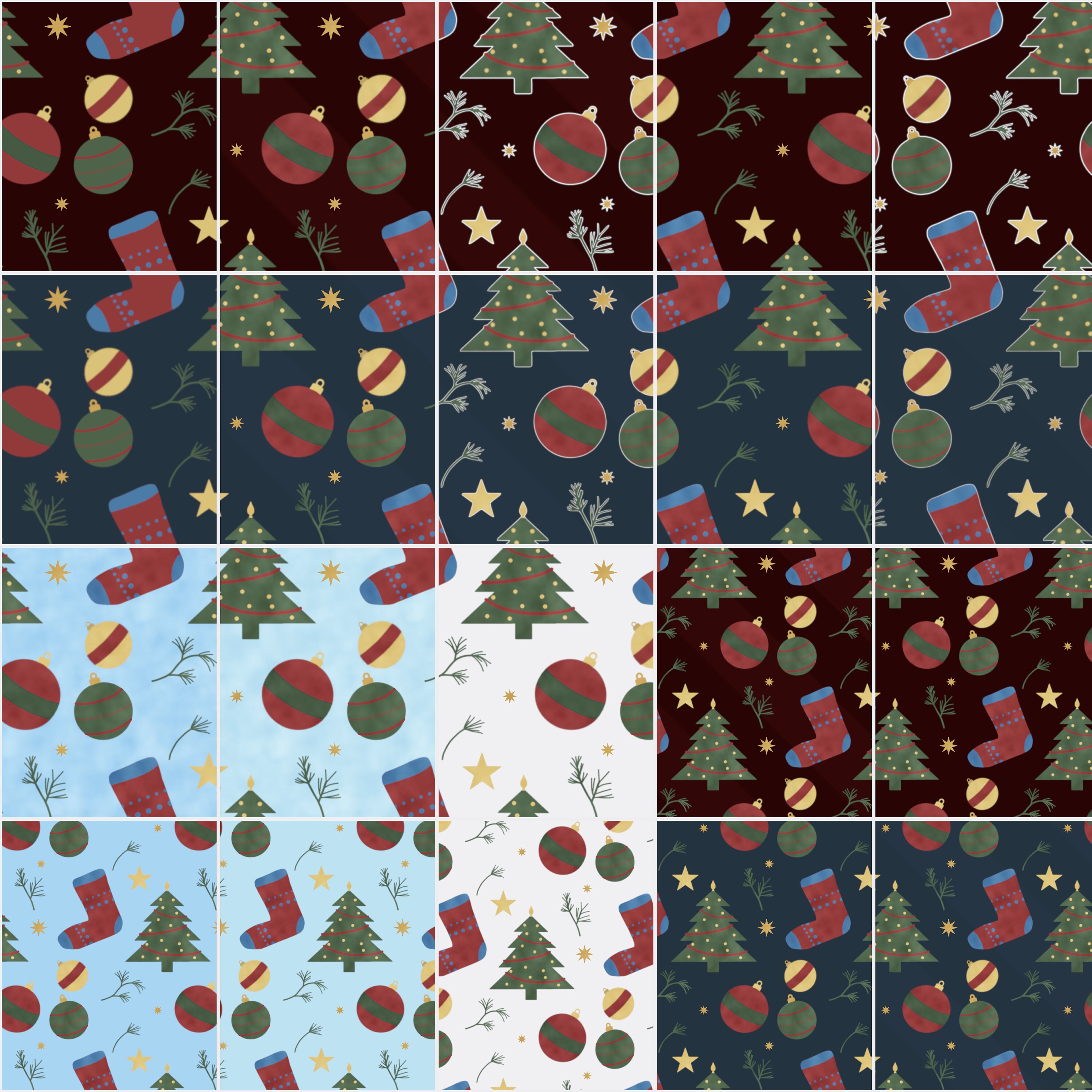Christmas/ Winter Season Printable Digital Prints 307 Xdigital Paper ...