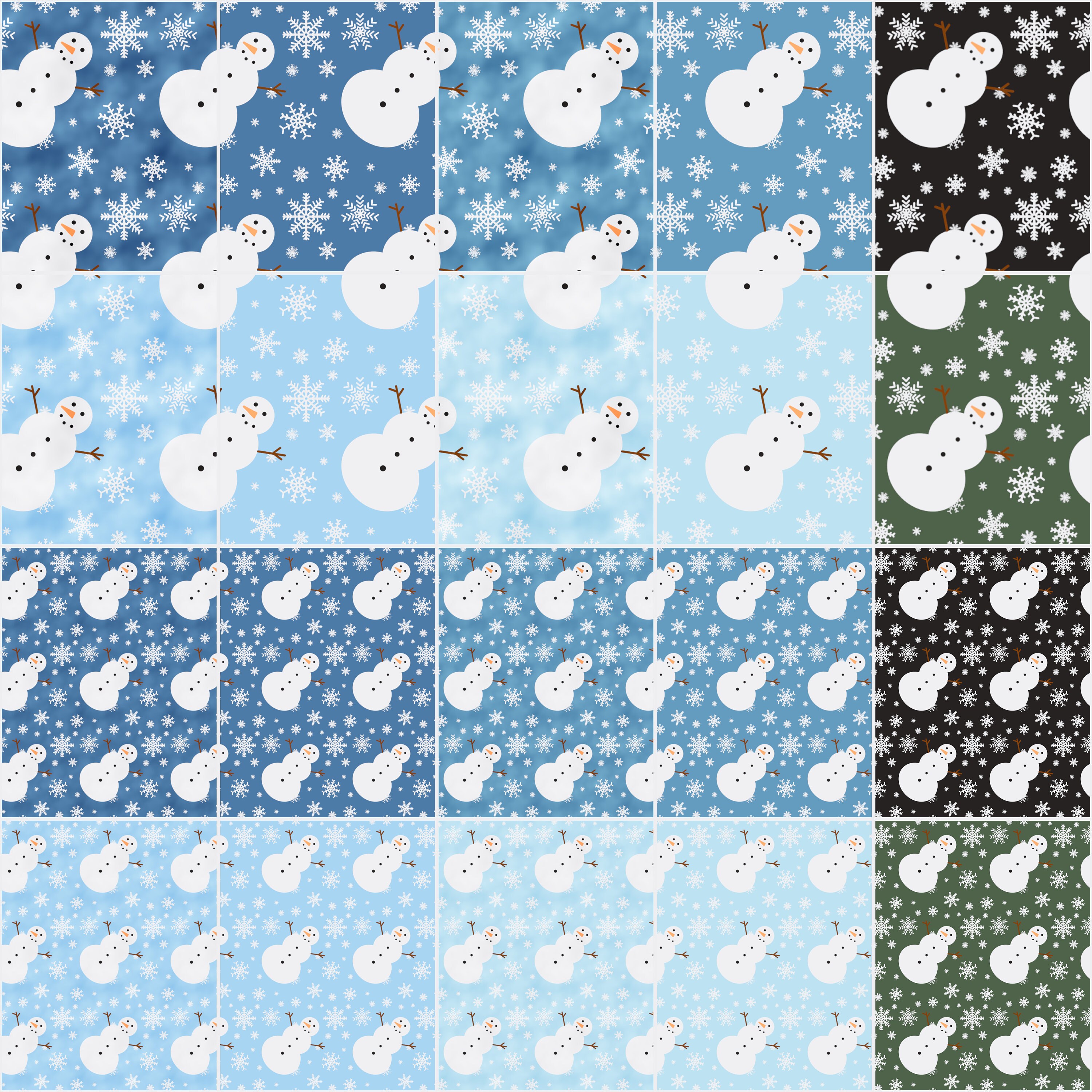 Christmas/ Winter Season Printable Digital Prints 307 Xdigital Paper ...