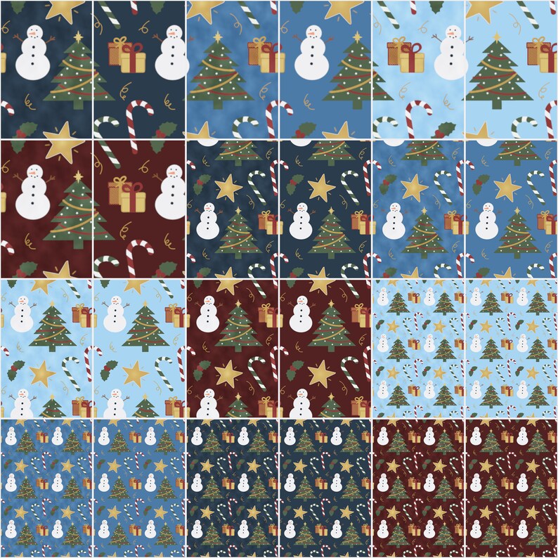 Christmas/ Winter Season Printable Digital Prints 307 Xdigital Paper ...