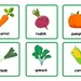Printable Fun and Educational Vegetables Flashcards for Kids - Engaging ...