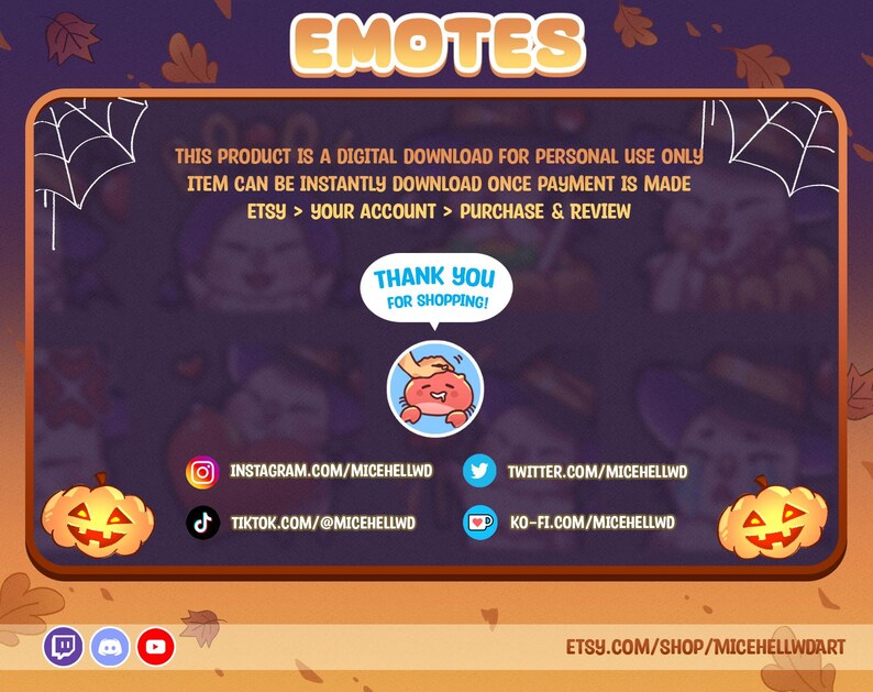 Halloween Moogle Emotes - Twitch | Discord - Etsy