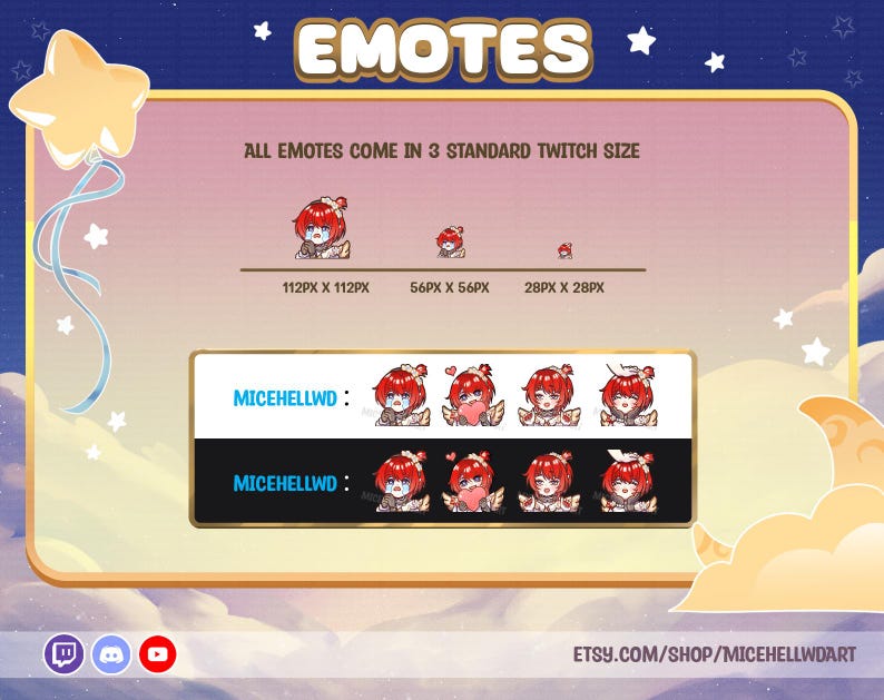 HSR Tribbie Emotes - Twitch | Discord - Etsy