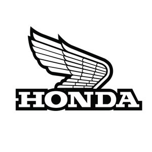 3 PACK SVG File: Honda Motorcycle Vintage Wing Logos L&R + Bonus Logos ...