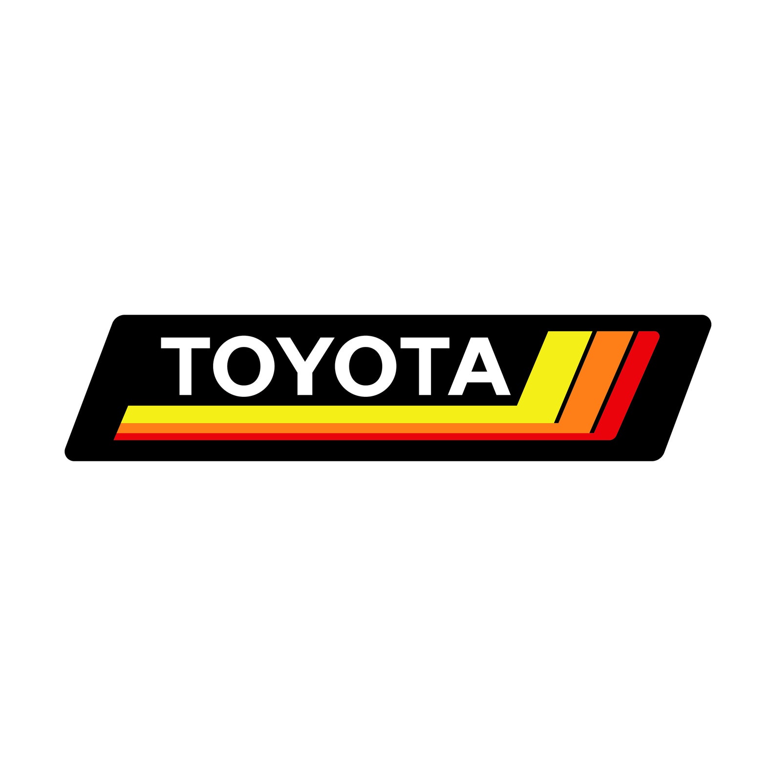 SVG 2 PACK: Vintage Toyota Badge Left & Right - SVG Graphic for Cricut ...