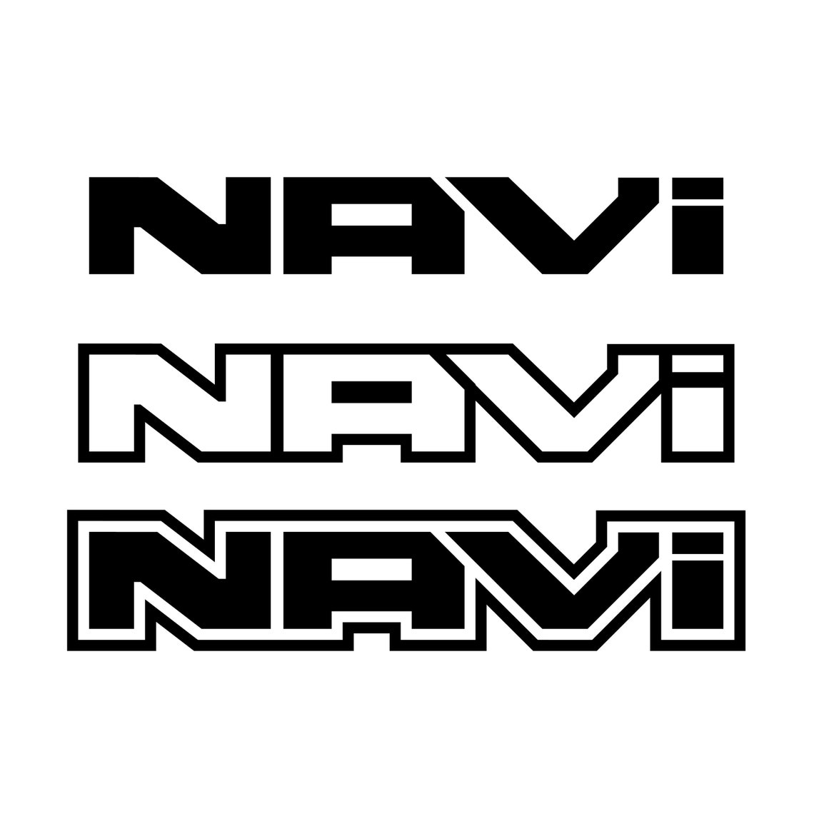 4 PACK SVG File: Honda NAVI Minimoto Logos - Digital for Cricut, Vinyl ...